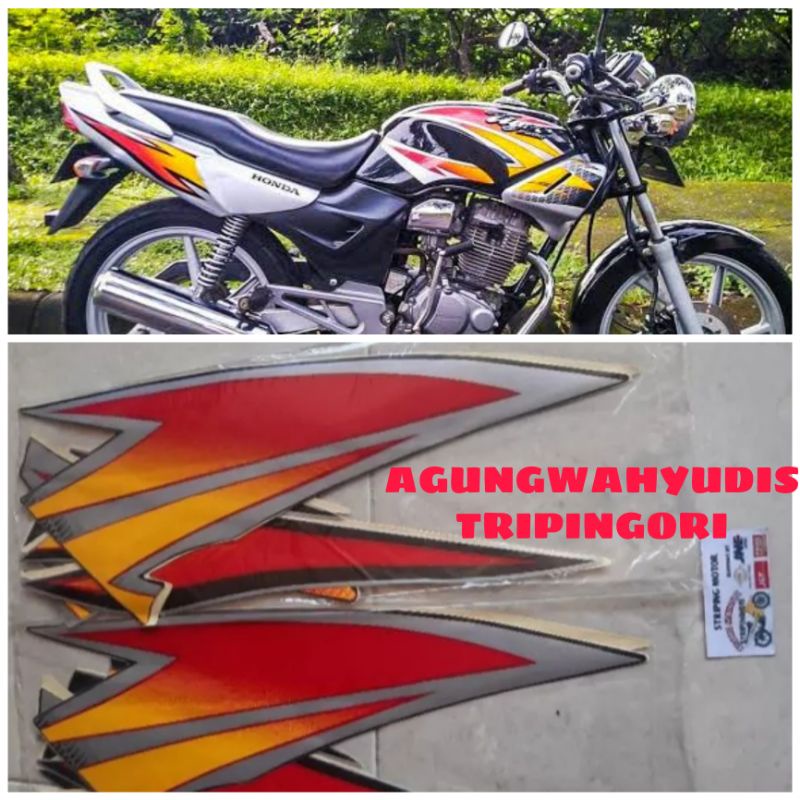 Jual STIKER STRIPING LIS BODY MOTOR HONDA TIGER TILAM TILAS 2003 2004 ...
