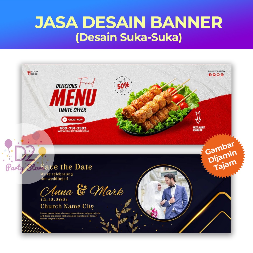 Jual Jasa Desain Banner Spanduk Premium Shopee Indonesia