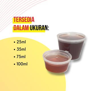 Jual Sauce Container 25 ml SUAPI /Cup Sambal/Cup Saos/Tempat Saos ...