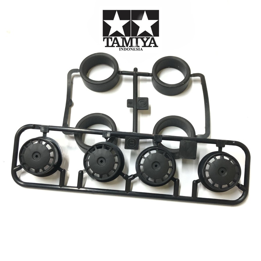 Jual TAMIYA Dish Wheels Black - Pelek Type Dish Medium Original - loose ...