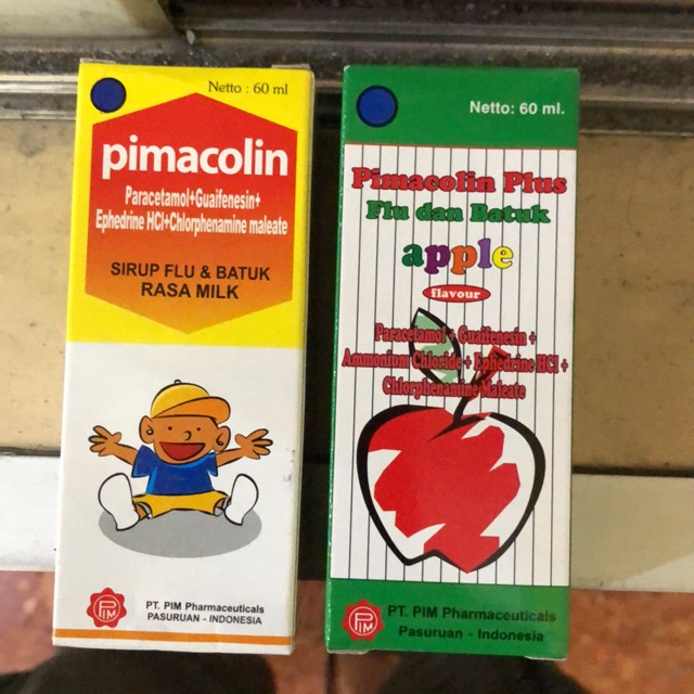 Jual Pimacolin sirup / pimacolin syrup 60 ml batuk pilek demam anak ...