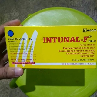 Jual INTUNAL - F Tablet (Obat Batuk, Flu, Demam, Sakit Kepala) | Shopee ...