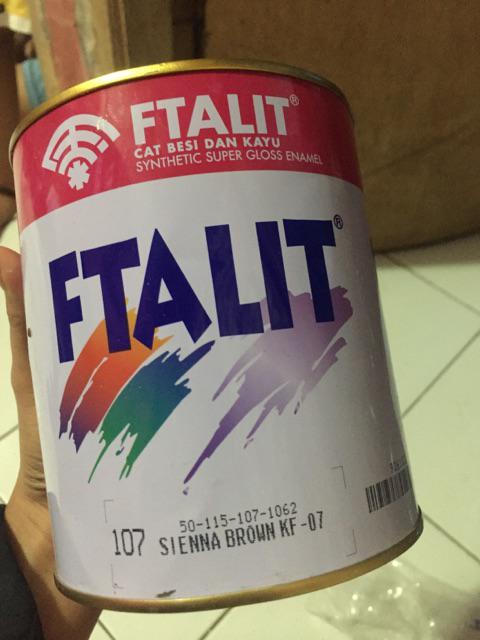 Cat Kayu dan Besi Ftalit warna Hijau Merah Biru Putih Hitam Kuning Ungu ...