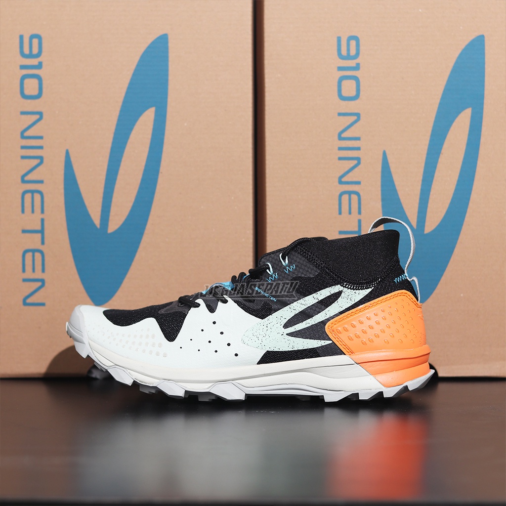 Jual 910 Nineten Sepatu Running Yuza Matterhorn - Hitam/Abu/Orange ...