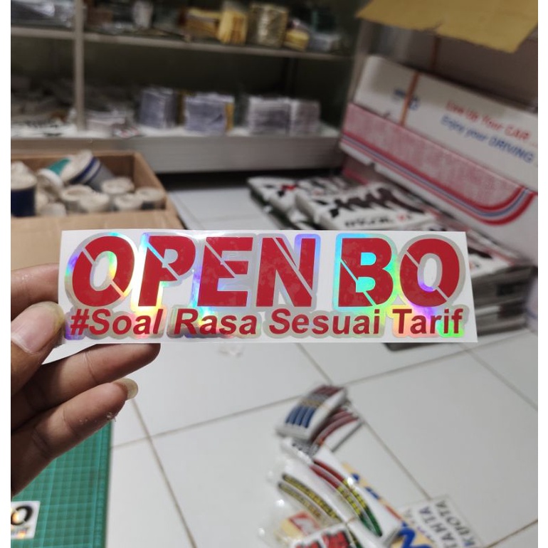 Jual stiker cuting open bo hologram | Shopee Indonesia Jual stiker cuting open bo hologram | Shopee Indonesia