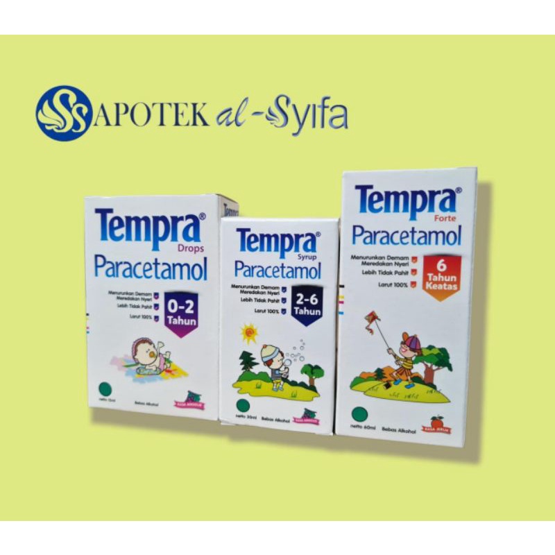 Jual Tempra Drops 15ml & Syrup 30ml dan 60ml | Shopee Indonesia