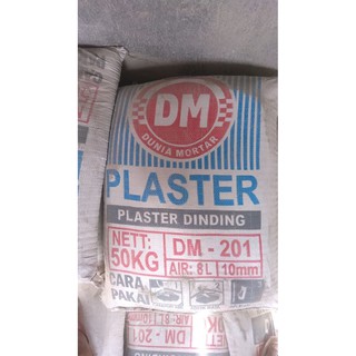 Jual DUNIA MORTAR Plaster DM201 50kg Semen Instant Dinding Plesteran ...
