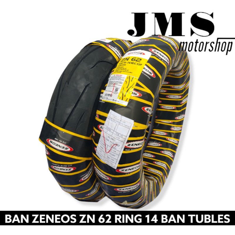 Jual ( BISA COD ) BAN ZENEOS ZN62 BAN TUBLES RING 14 DAN 17 70-80 80-80 90-80 100-70 110-70 120 ...