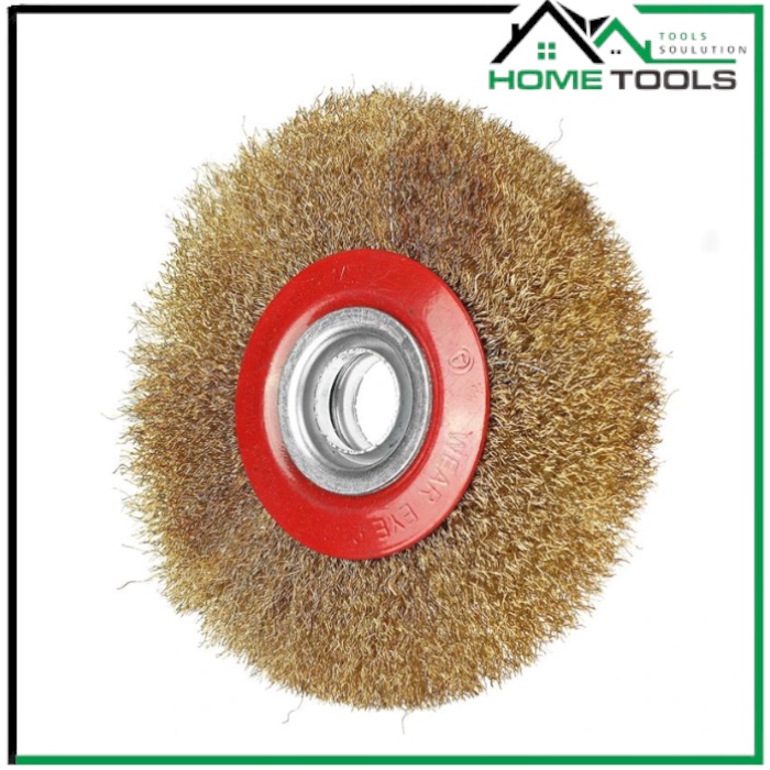 Jual Sikat Kawat Bulat Flat 4 Inch Wire Brush Plat 100mm Pembersih ...