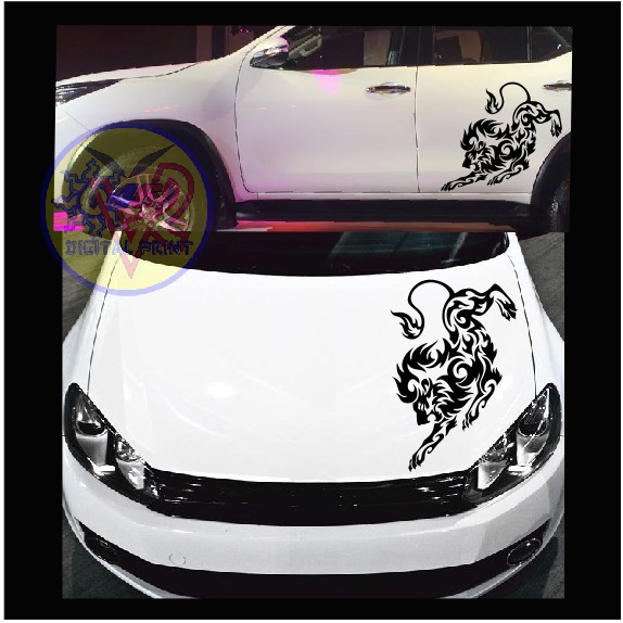 Jual STIKER MOBIL TRIBAL MACAN | Shopee Indonesia