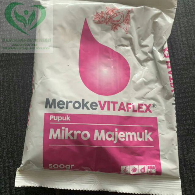 Jual pupuk mikro majemuk MEROKE VITAFLEX 500gr dari MEROKE TETAP JAYA ...