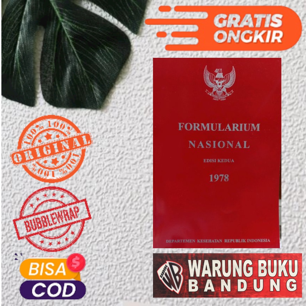 Jual Buku Formularium Nasional Edisi Kedua 1978 | Shopee Indonesia