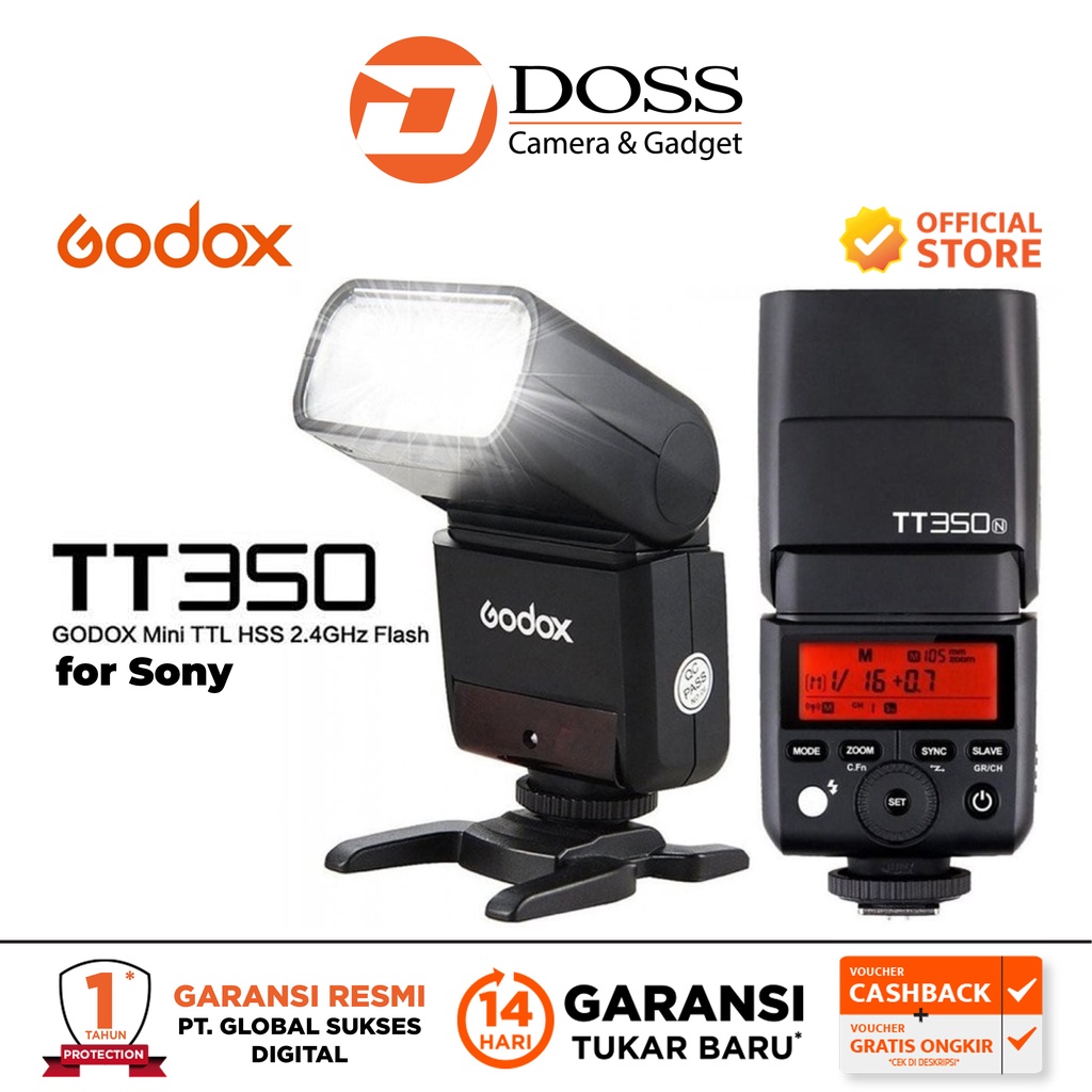 Jual Godox TT350 Flash Camera / TT350 TTL | Shopee Indonesia