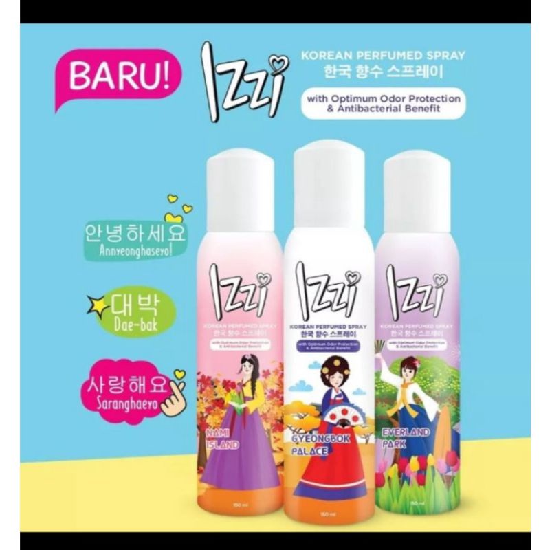 Jual IZZI KOREAN SPRAY COLOGNE 150ML | Shopee Indonesia