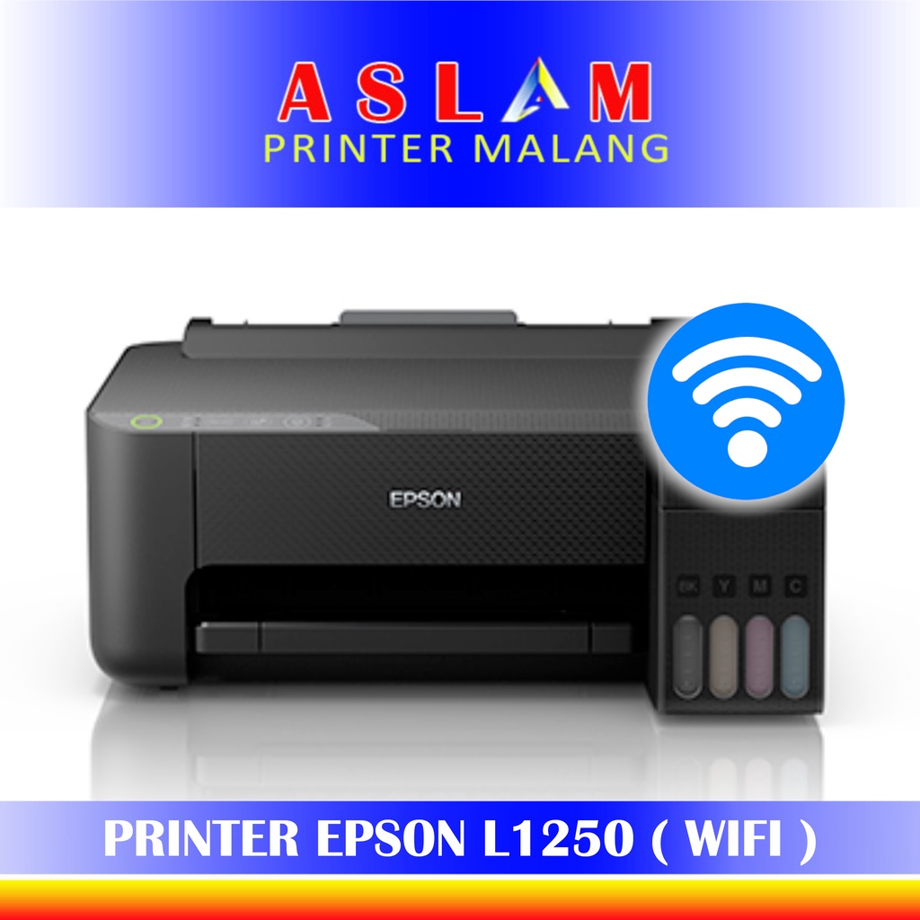 Jual Printer Epson EcoTank L1250 adalah single printer, penyempurna dari L1110 L1210 Wireless ...