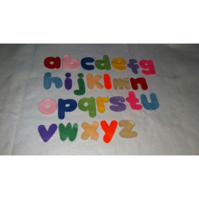 Jual huruf/alfabet flanel | Shopee Indonesia