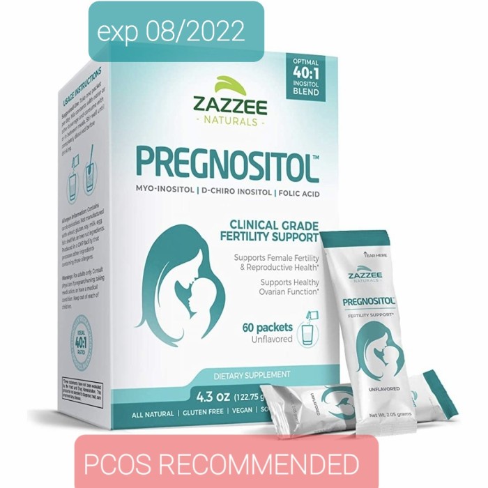 Jual PREGNOSITOL 60SACHETS PCOS Ovasitol | Shopee Indonesia