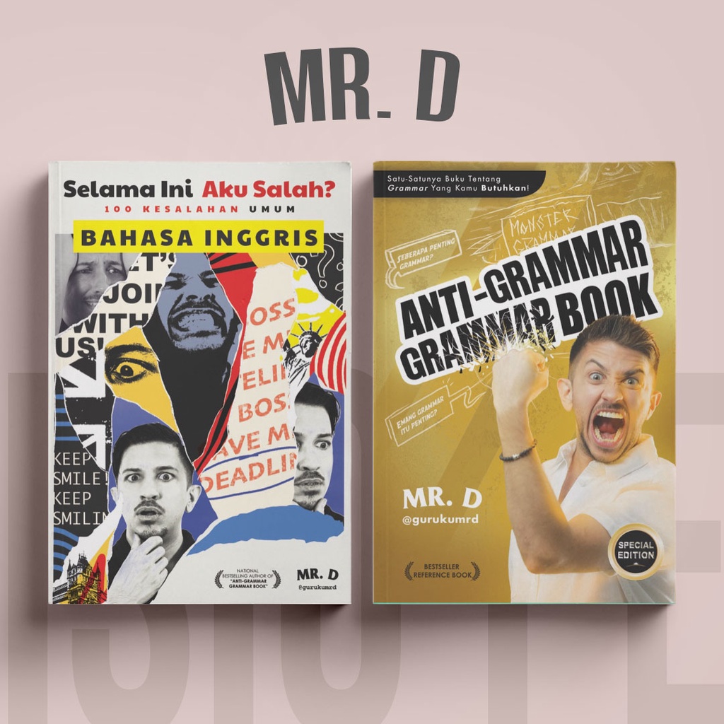 Jual Buku 100 Kesalahan Umum Bahasa Inggris/Anti Grammar Grammar Book - Denisio Perez (guruku Mr ...