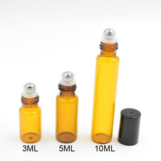 Jual Botol Amber Roll On Botol Essential Oil Roll On Stainless Elegan ...