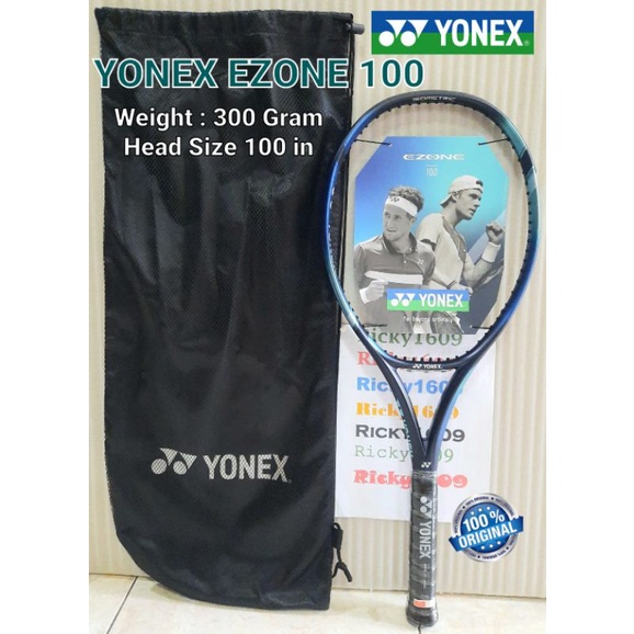 Jual RAKET TENIS YONEX EZONE 100 (SKY BLUE) - RAKET YONEX EZONE 100L SKY BLUE - ORIGINAL YONEX ...