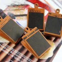 Jual klip kayu model papan tulis untuk labeling bisa tulis pakai kapur ...