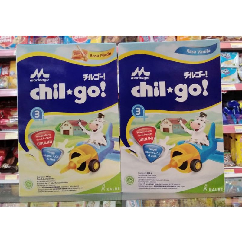 Jual CHILGO 3+ MADU/VANILA MORINAGA kemasan 300gr | Shopee Indonesia