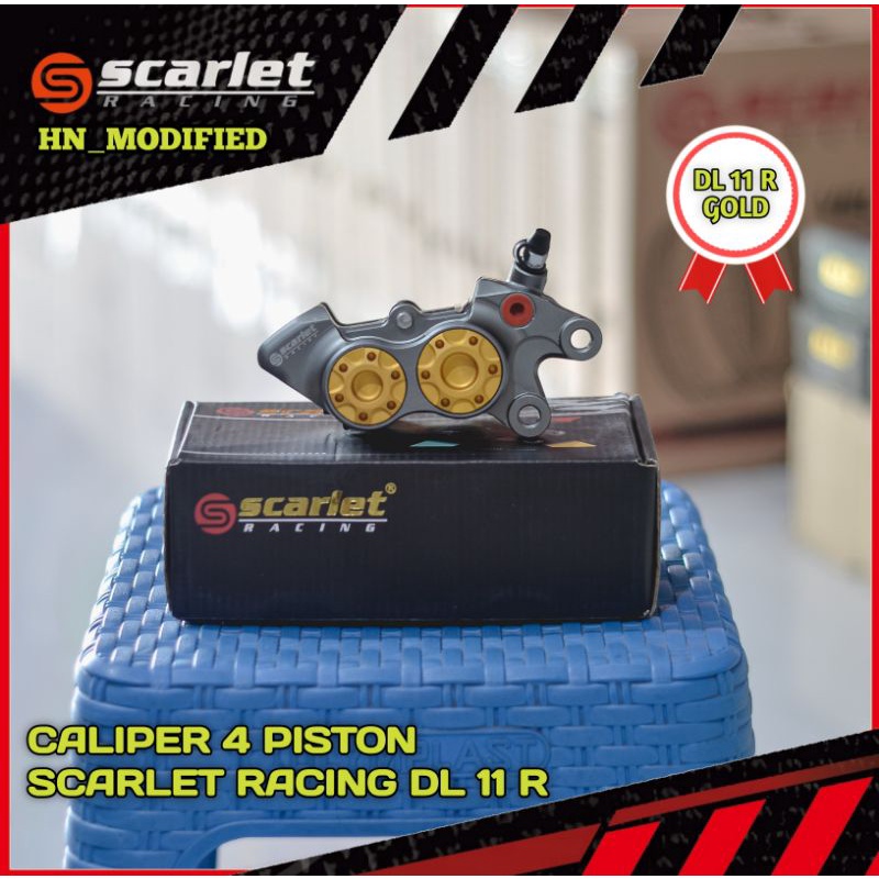 Jual CALIPER KALIPER 4P SCARLET RACING DL11R DL20L FULL CNC | Shopee ...