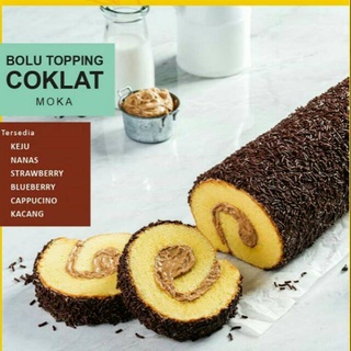 Jual BOLU MERANTI MOKA TOPPING COKELAT BM065 | Shopee Indonesia