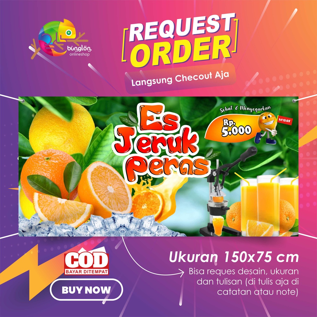 Jual Size 150x75 Cm, Spanduk Banner Es Jeruk Peras Model Terbaru ... Jual Size 150x75 Cm, Spanduk Banner Es Jeruk Peras Model Terbaru ...