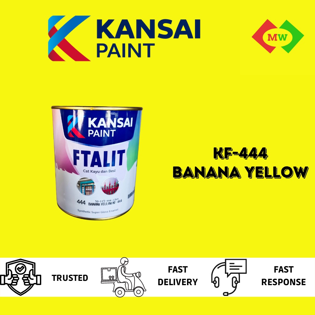 Jual Cat FTALIT KF-444 - BANANA YELLOW | Shopee Indonesia