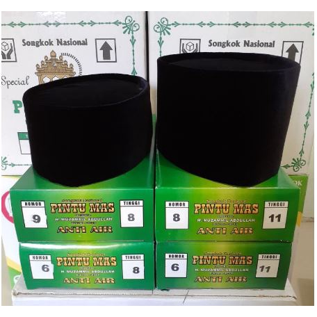 Jual NEW!!! SONGKOK PINTU MAS HITAM POLOS - KOPYAH PINTU MAS BLUDRU ...