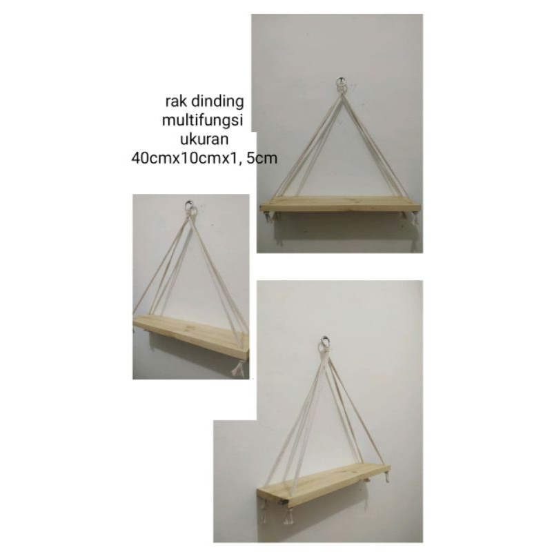 Jual gantungan dinding tali kayu serbaguna | Shopee Indonesia