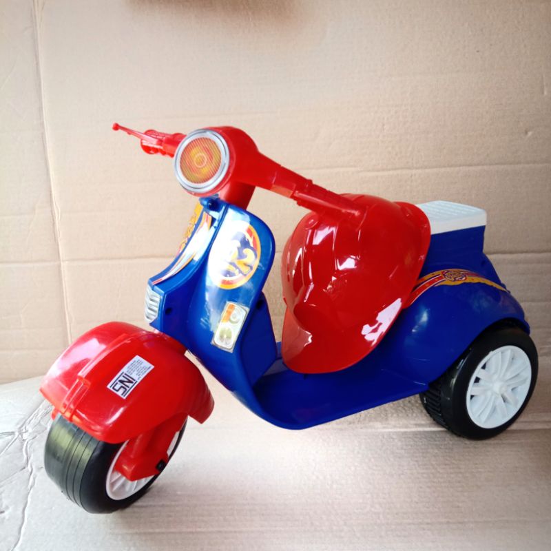 Jual pespa anak ada helm | Shopee Indonesia
