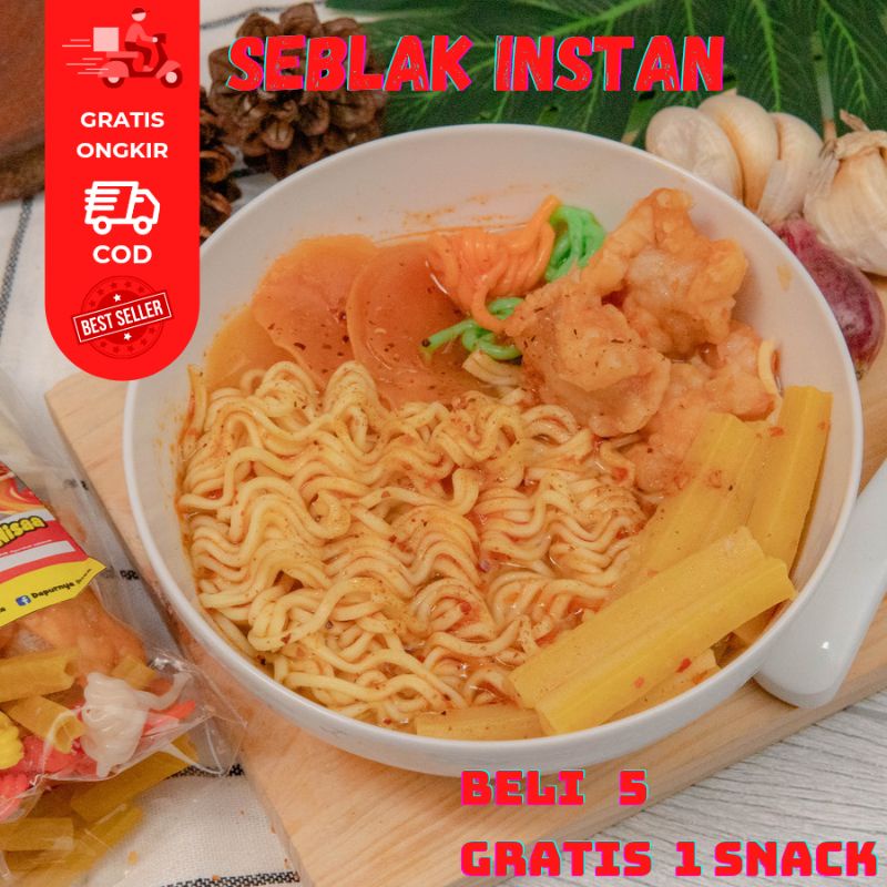 Jual [Dapurnya Nisa] Seblak siap saji makanan instan neng geulis baper ...