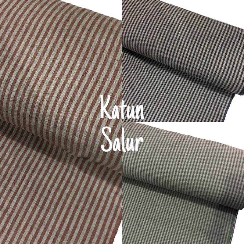 Jual kain katun salur / garis [HARGA PER 0,5 METER] | Shopee Indonesia