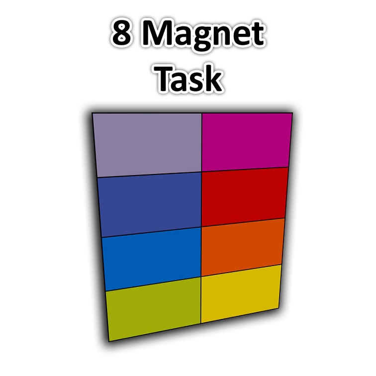 Jual 8 Task Magnet (kosong) tambahan untuk Reward Chart Magnetic A3 ...