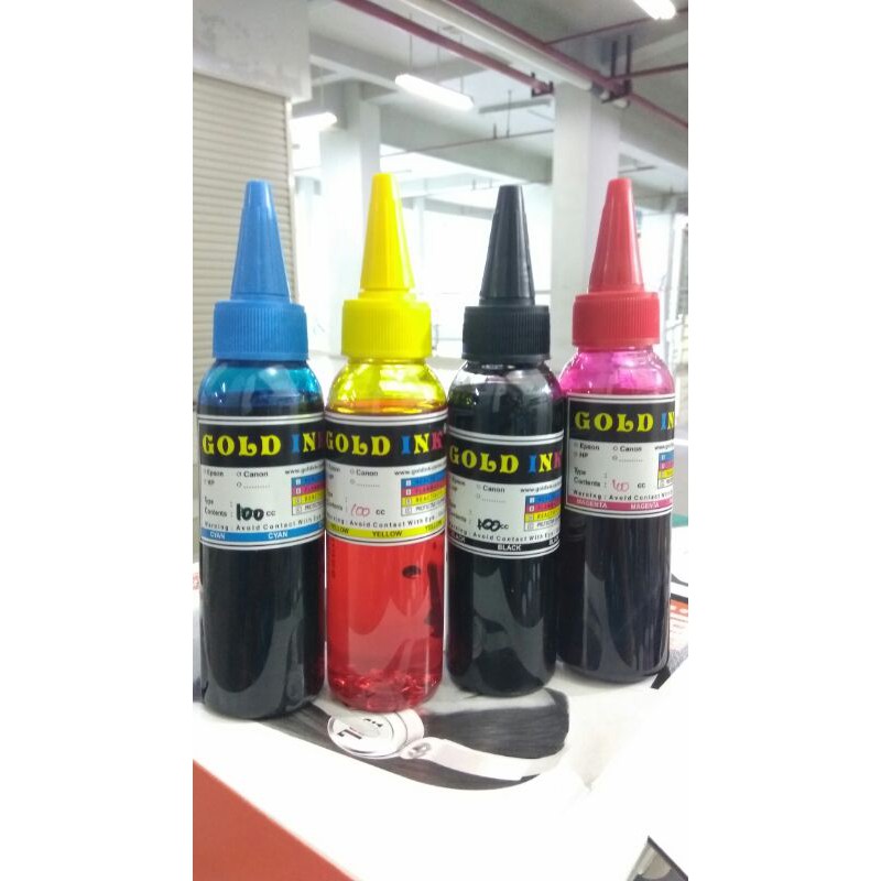 Jual TINTA GOLD INK ,TERBAIK utk semua printer,Krn hasil cetak bagus ...