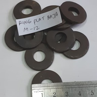 Jual Ring Plat Baja Hitam M12 per 10 pcs | Shopee Indonesia