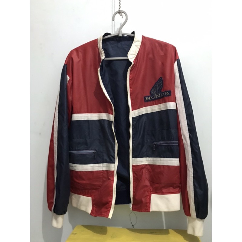 Jual Vintage Honda Reversible Racing Jacket / Jaket Balap Bolak Balik ...