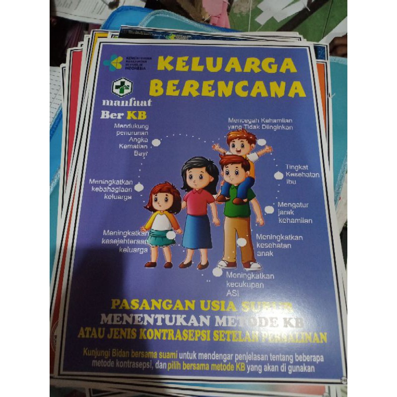 Jual POSTER KELUARGA BERENCANA /KB (148) | Shopee Indonesia