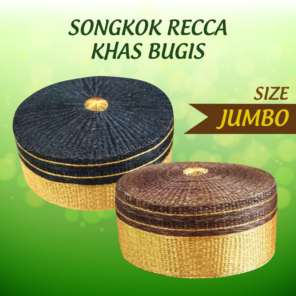 Jual Songkok Recca Ukuran Jumbo Khas Bugis Makassar | Shopee Indonesia