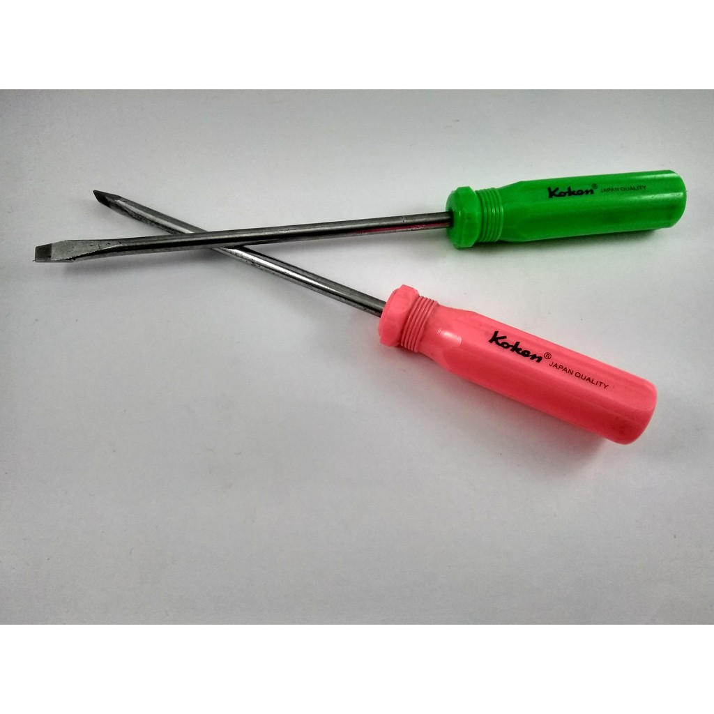 Jual Obeng minus ( - ) Koken Japan Quality Pendek | Shopee Indonesia