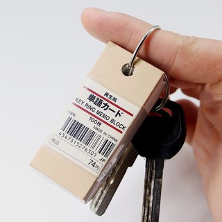 Jual MUJI - Word Cards - Key Ring Memo Block - Flashcard - 1pcs ...