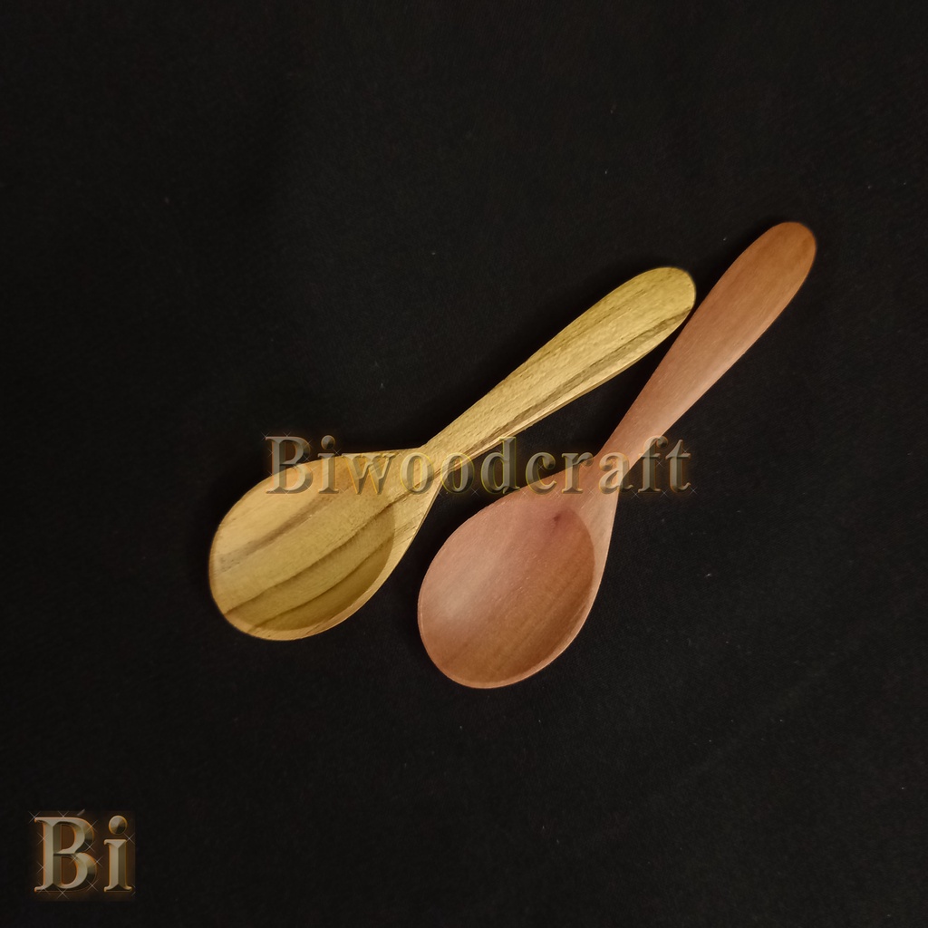 Jual Biwood Sendok Sambal Kayu / Sendok Es Krim / Sendok Kayu Mini 10cm ...