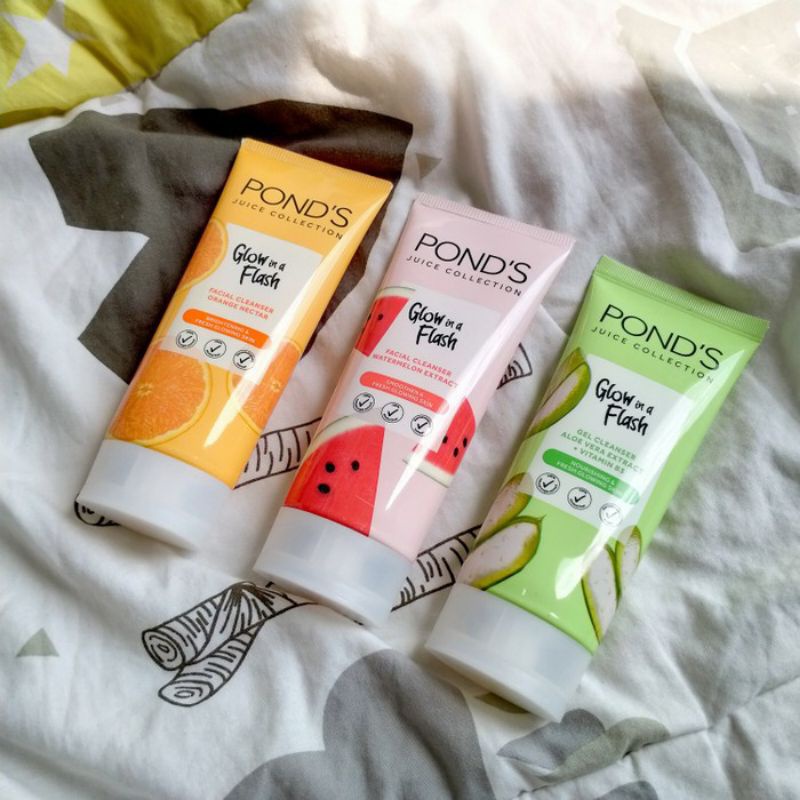 Jual PONDS juice collection facial cleanser / facial foam watermelon ...