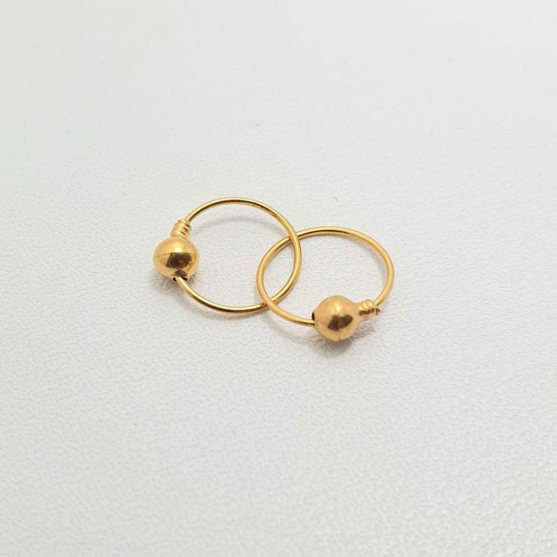 Jual Anting Bayi Emas Muda Model Unyil 1/4 Gram | Shopee Indonesia