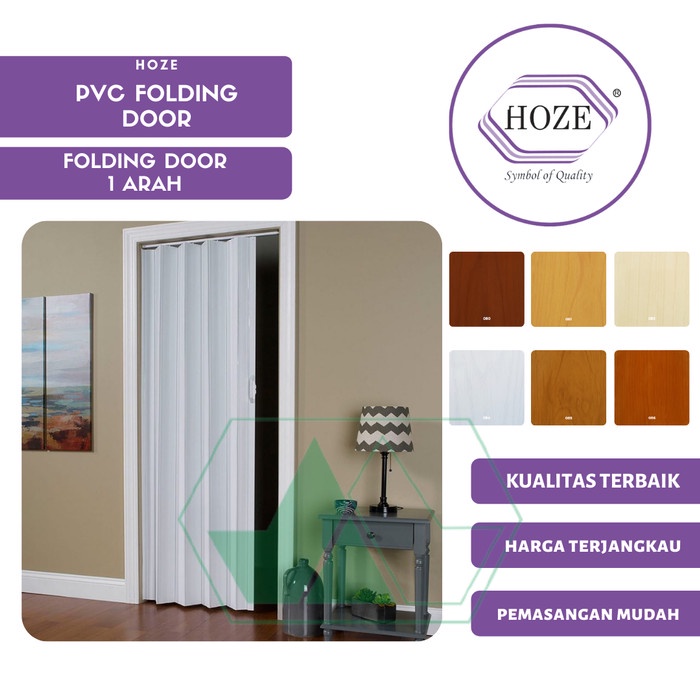 Jual Folding Door Hoze 1 Arah Folding Door PVC Pintu Lipat PVC Pintu ...