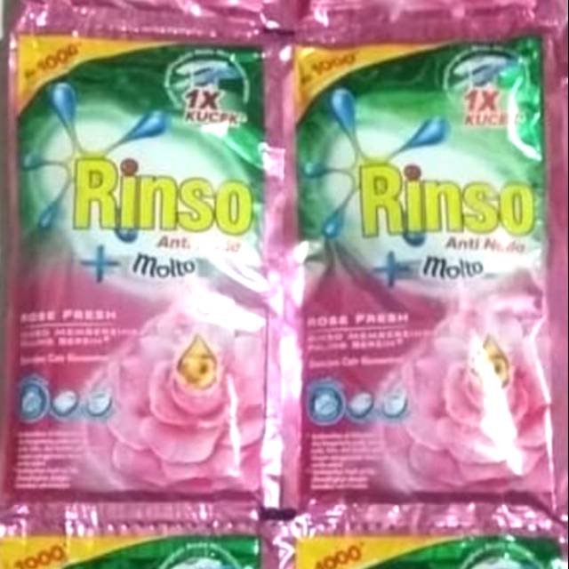 Jual Rinso Cair Anti Noda (6 Sachet/Renceng) Indonesia|Shopee Indonesia