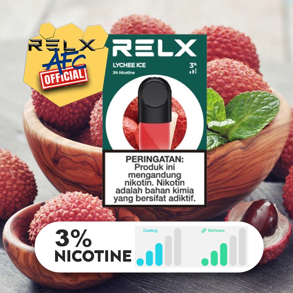 Jual RELX INFINITY ESSENTIAL SATUAN POD LYCHEE ICE CUKAI 100% | Shopee Indonesia