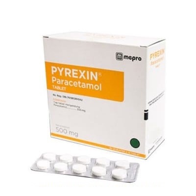 Jual Pyrexin Tablet Obat Demam Meriang Sakit Kepala Pereda Nyeri Sakit ...